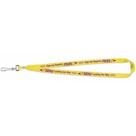 USA Made-Union Printed Lanyard w/J-Hook (5/8" wide)